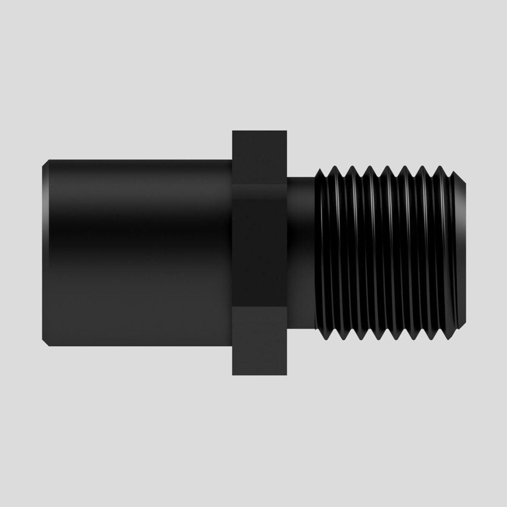 Silencer adapter for Ruger SR22 - 1/2 UNF or 1/2 UNEF CNC Steel