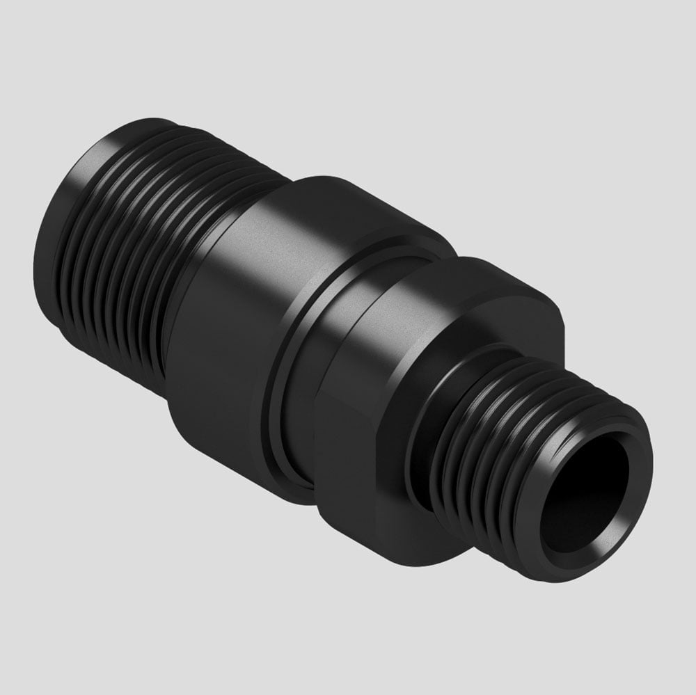 Silencer adapter for GSG AK47 .22 LR - Adaptateur & Silencieux