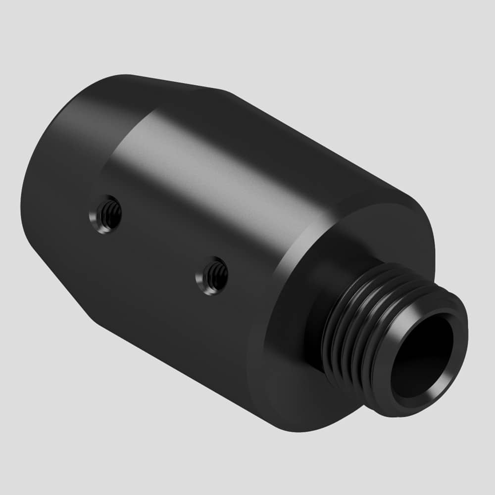 Silencer Adapter For Non Threaded Barrel 1 2 UNF Or 1 2 UNEF